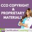 CCO Copyright and Proprietary Materials - CCO Medical Coding