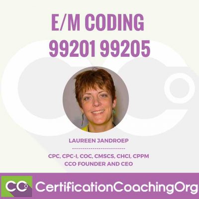 EM Codes 99201 99205 - EM Coding Question