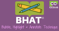 BHAT® aka Bubble, Highlight & Annotate Technique by Laureen Jandroep