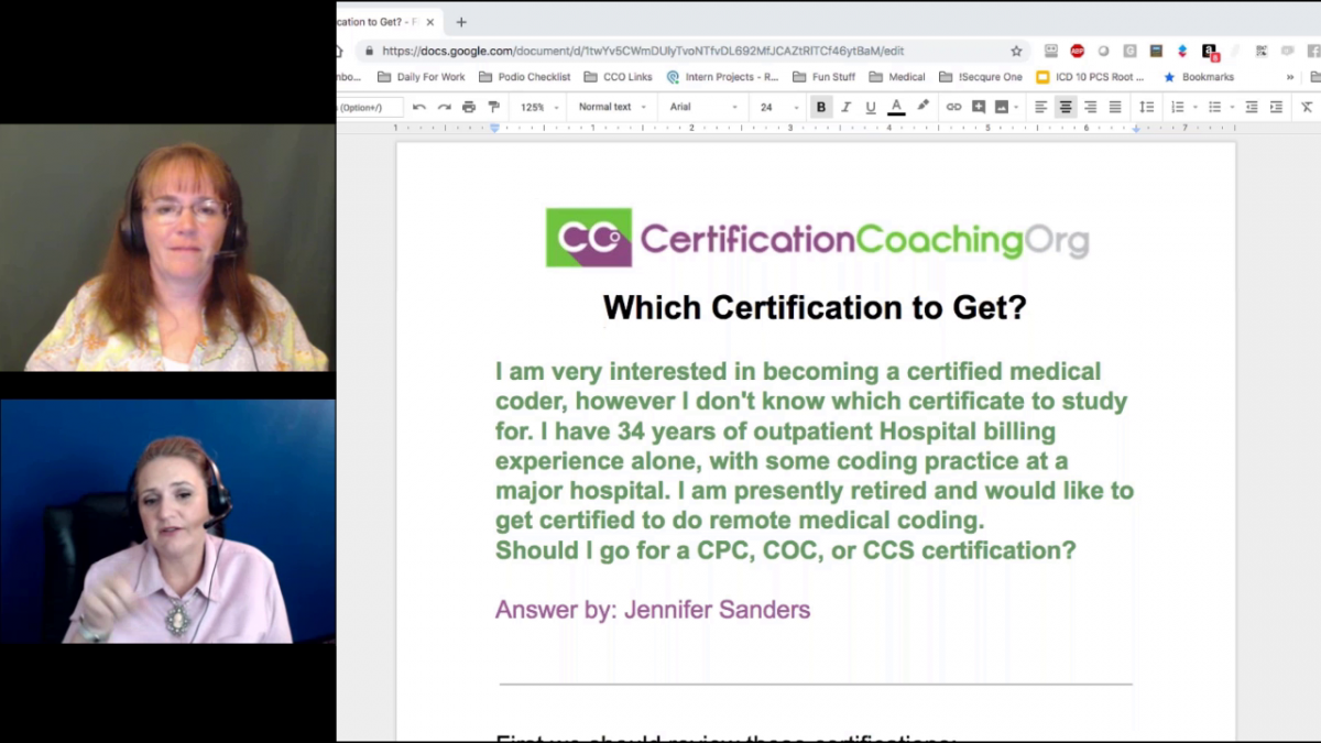 CCO FAQ: Which Medical Coding Certification to Get?