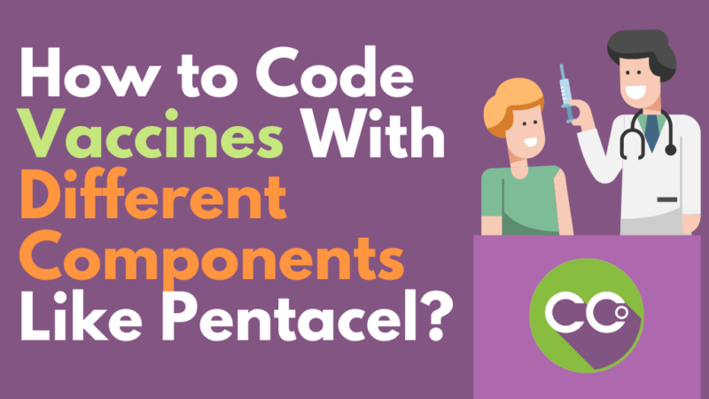 How to Code Vaccines With Different Components Like Pentacel?